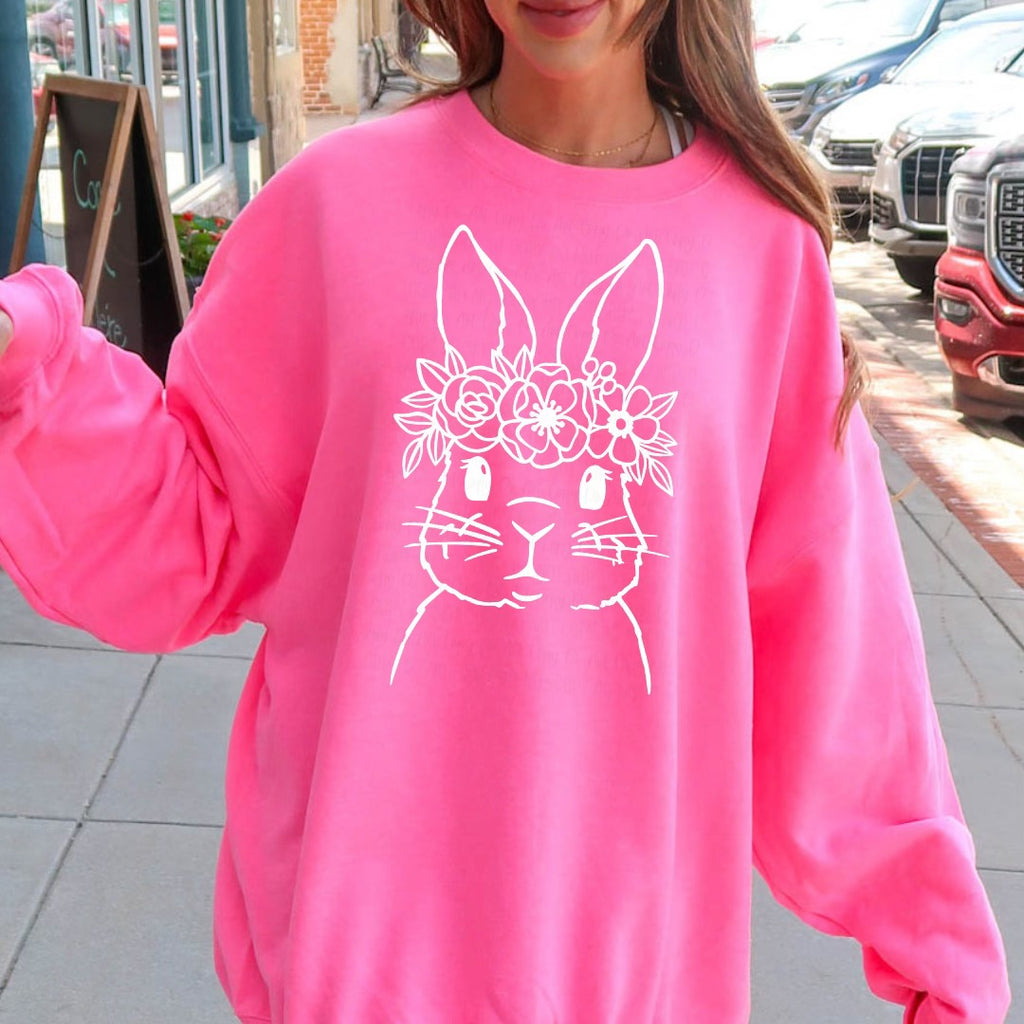 Bunny Floral White – Triad DTF