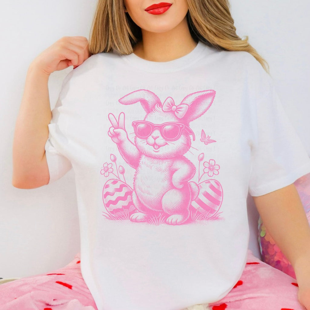 Peace Bunny Pink – Triad DTF